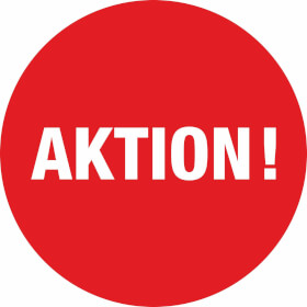 Hinweisschild Aktion direkt beim Hersteller kaufen