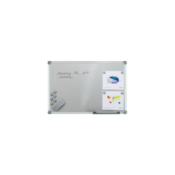 Maul pro Whiteboard 2000 90x120 cm Komplett-Set silber magnetisch mit ...