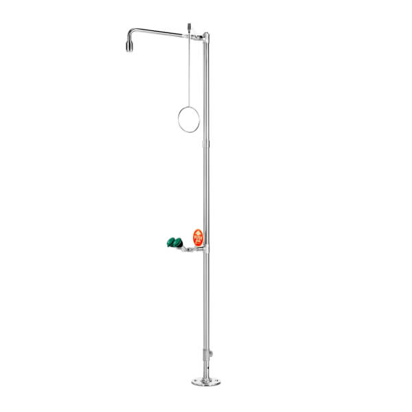 B-Safety PremiumLine Körper-Notdusche mit Augendusche geeignet für ...