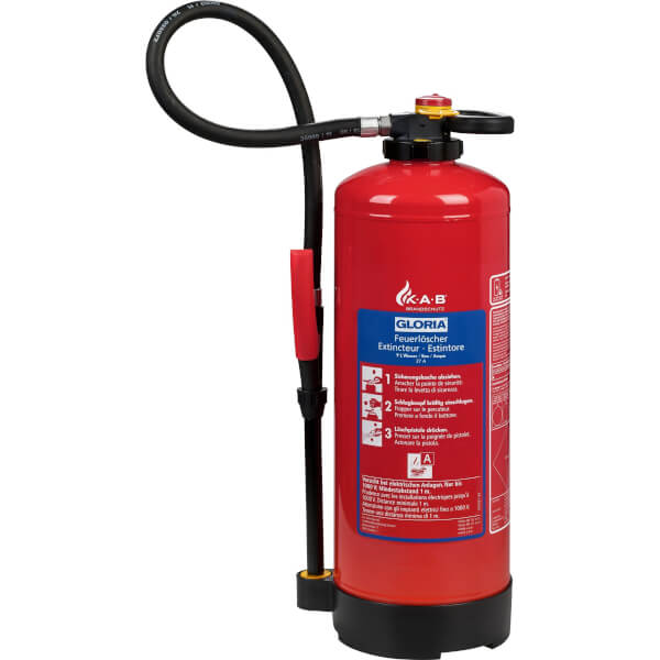 Gloria Lithium-Batterie Feuerlöscher WL9 Premium mit Schlagknopfarmatur und Löschpistole kaufen