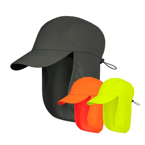 UV-Schutz Cap mit Nackenschutz mit Feuchtigkeitsregulierung und ...