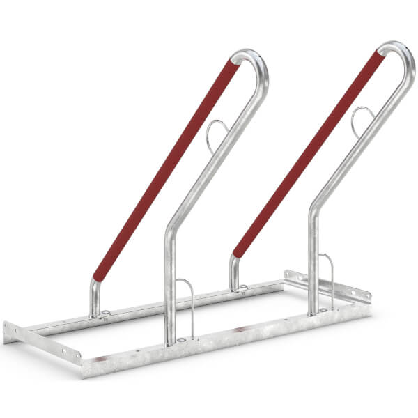 WSM Fahrradständer mit Anlehnbügel 0502 XBF 2 Einstellplätze mit ...