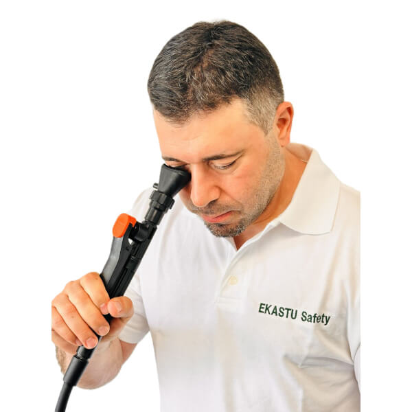 Ekastu Augendusche Aqua Push geeignet zur Wandmontage inkl ...