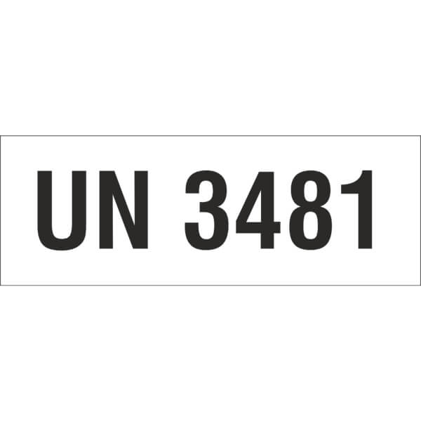 SafetyMarking Gefahrgutaufkleber UN 3481 direkt beim Hersteller kaufen