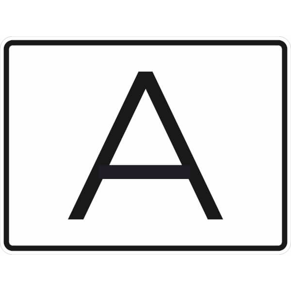 A Schild - Kennzeichnung für Abfalltransporte nach ...