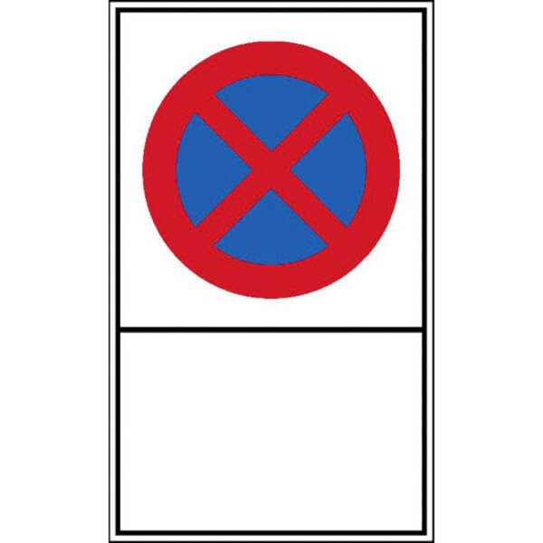 Haltverbotsschild Symbol: Absolutes Haltverbot zur Selbstbeschriftung ...