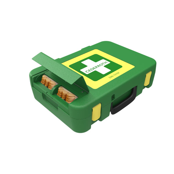 Cederroth First Aid Kit DIN 13157 Erste Hilfe Koffer mit innovativem ...