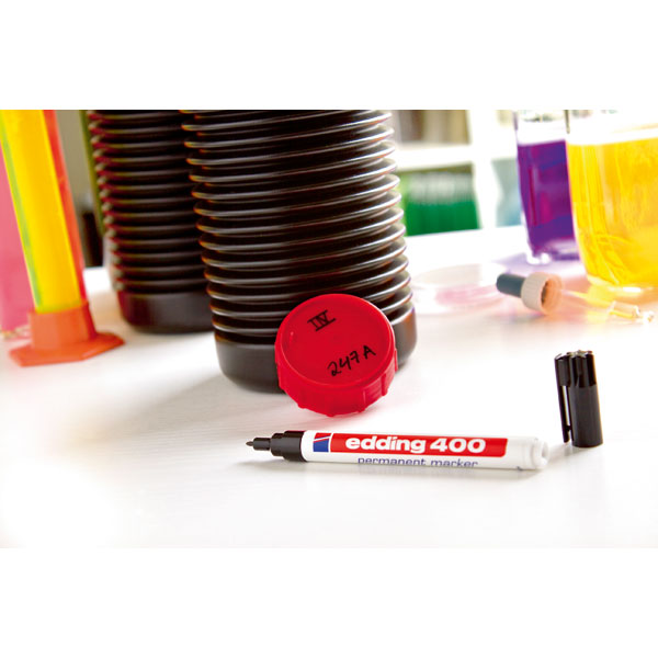 Edding 400 Permanentmarker mit Rundspitze permanent und wasserfest kaufen
