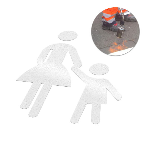 Premark thermoplastische Bodenmarkierung Fußgänger Gehweg zur ...