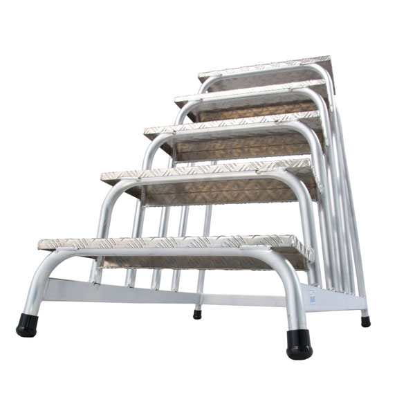 Krause Stabilo Montagetritt Trittleiter 5 Stufen Arbeitshöhe 3 0 m ...