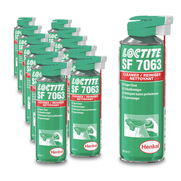 12x Loctite SF 7063 Oberflächenreiniger zum Reinigen und Entfetten kaufen