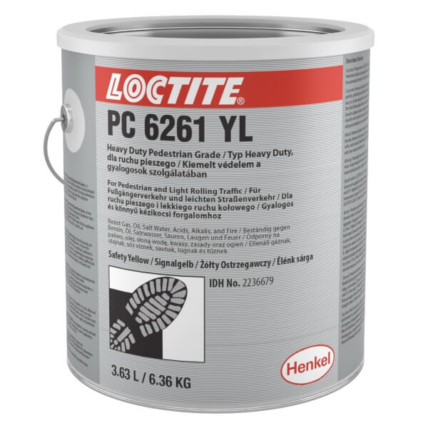 Loctite PC 6261 Anti-Rutsch Beschichtung R13 gelb Bodenbeschichtung für ...