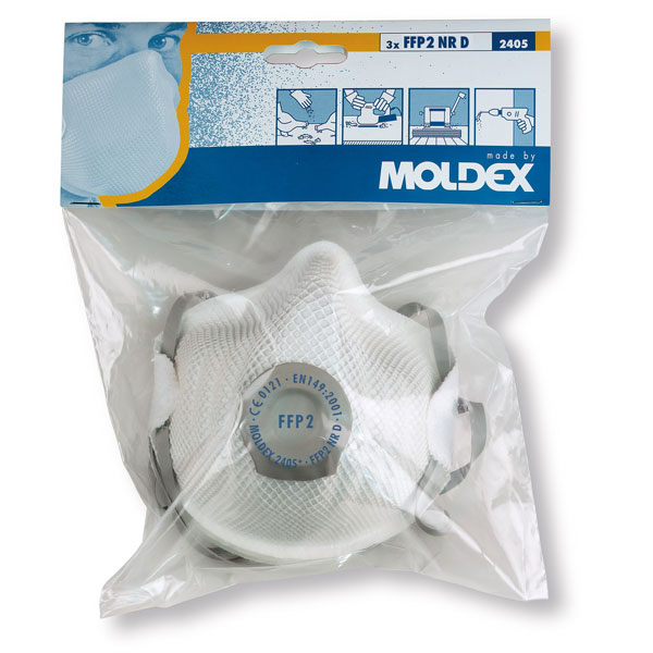 Moldex Atemschutzmaske Klassiker 2405 FFP2 NR D Partikelmaske mit ...