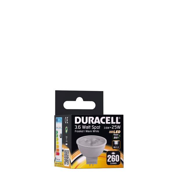 Duracell Spot LED-Lampe S17 Leistung: 3 6W (25W Ersatz) Fassung: GU5.3 ...